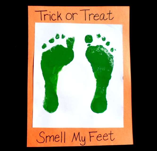 10+ Easy Halloween Crafts: Handprint and Footprint Art - HubPages