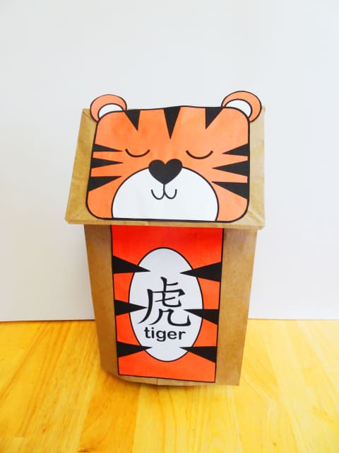 Year of the Tiger Crafts: Printable Kid Projects for Chinese New Year ...