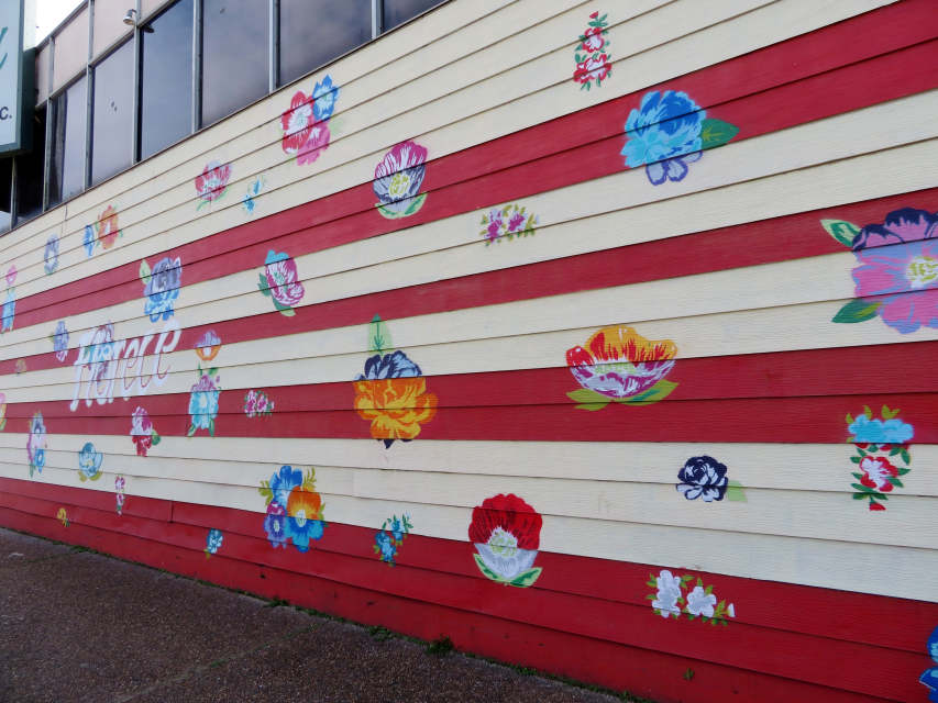 Scott Tarbox Flower Mural Brightens EaDo Houston - HubPages
