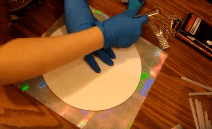 Covering Your Cake Board With Scrapbook Paper - Delishably