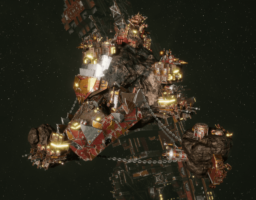 "Battlefleet Gothic: Armada II" - Space Orks Light Cruisers [Advanced ...