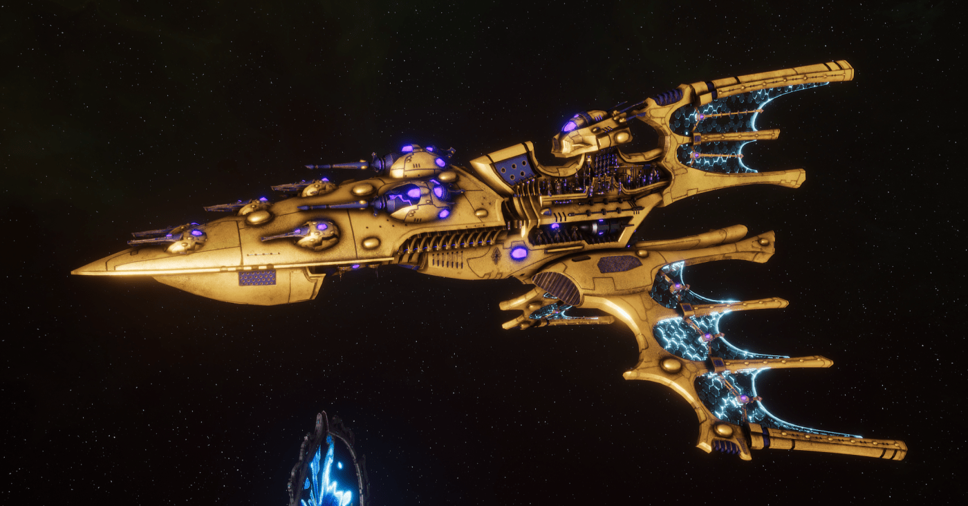 "Battlefleet Gothic: Armada II" - Aeldari Corsair Cruisers [Advanced ...