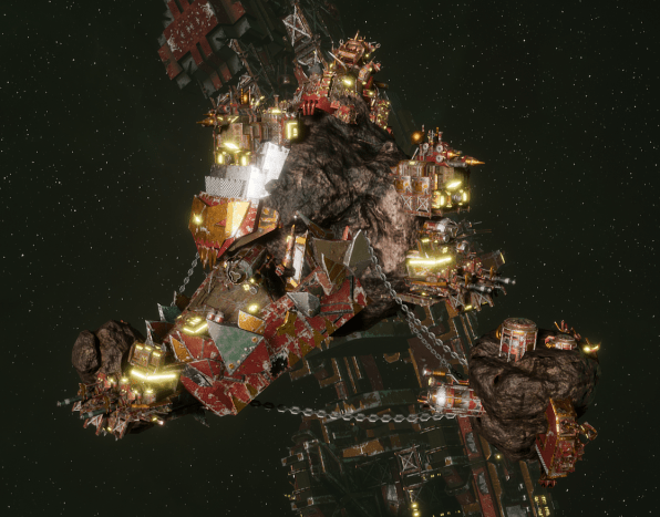 "Battlefleet Gothic: Armada II" - Space Orks Light Cruisers [Advanced ...