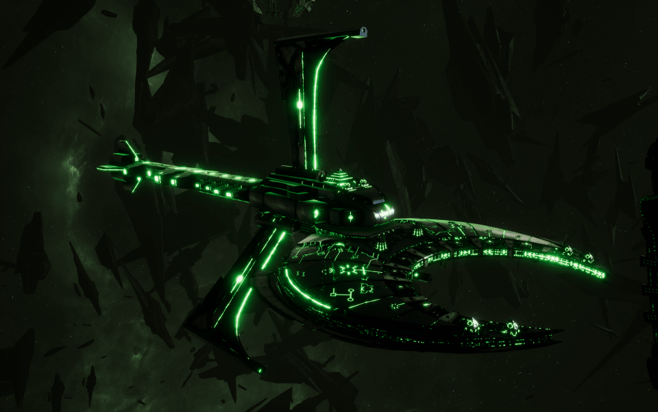 "Battlefleet Gothic: Armada II" - Necron Battle Cruisers [Advanced Ship ...