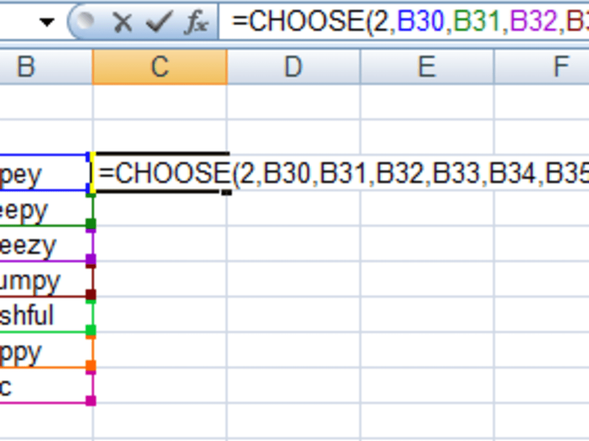 How to Use CHOOSE to Sum or Average Cell Ranges and Replace Nested IF Statements in Excel 2007 and Excel 2010 - TurboFuture how-to-use-choose-to-sum-or-average-cell-ranges-and-replace-nested-if-statements-in-excel-2007-and-excel-2010-turbofuture