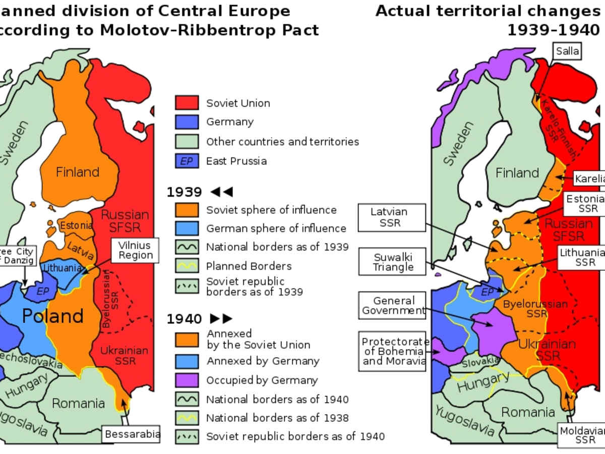 World War 2 Map 1939