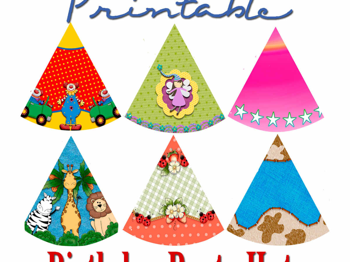 Birthday Hat Printable Pattern
