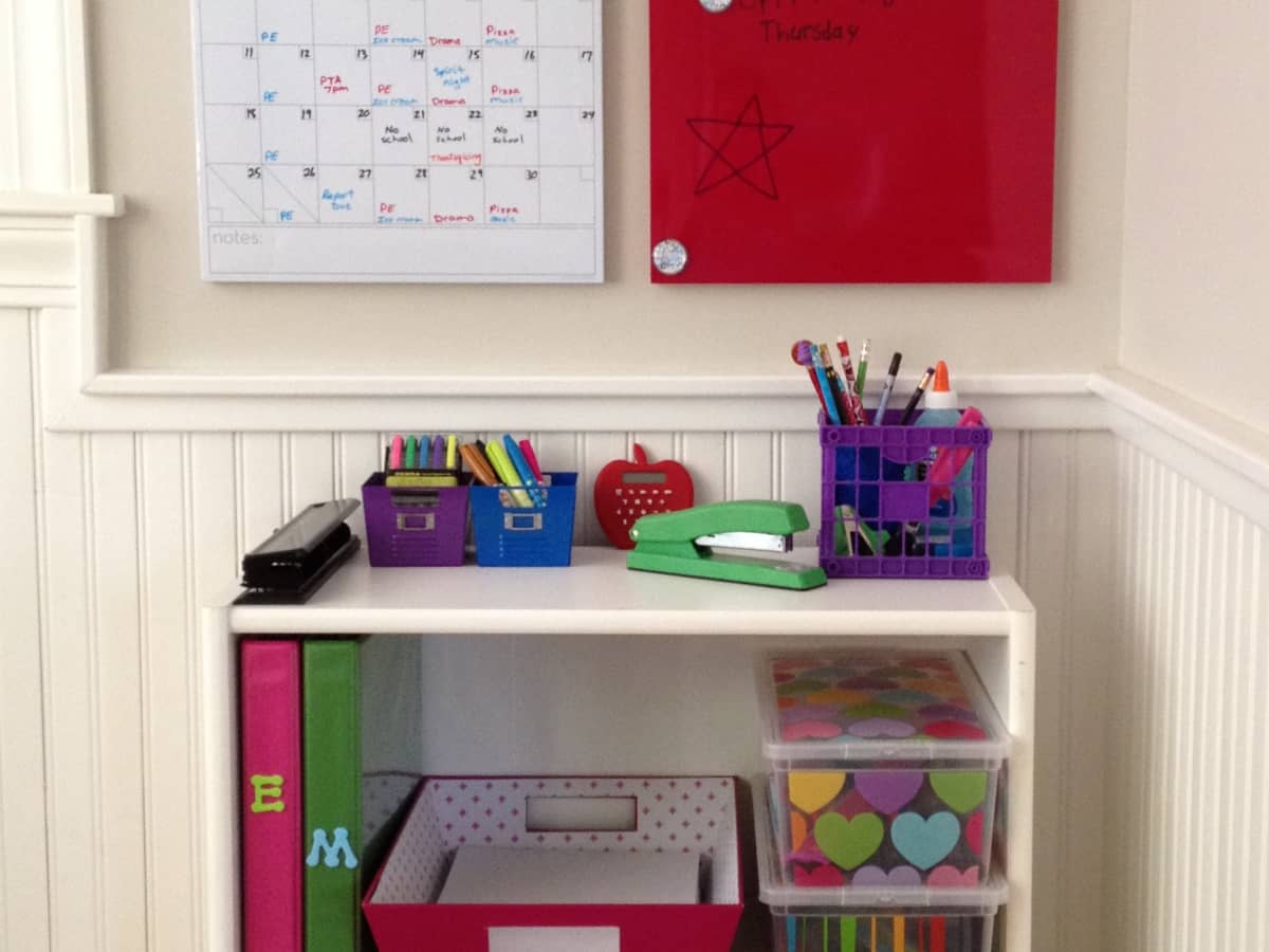 Kids homework organizer store