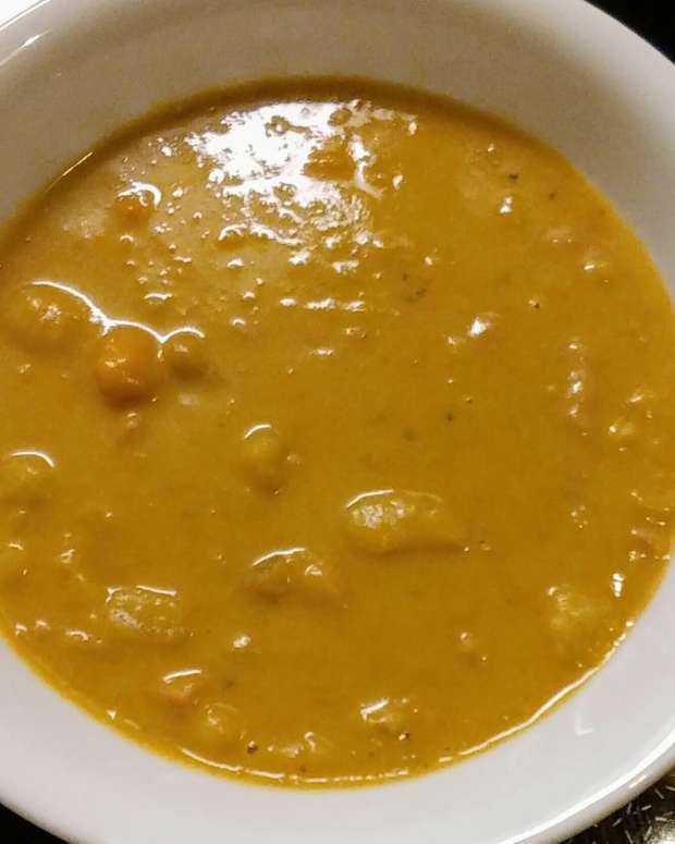 Split Pea and Skinless Polska Kielbasa Soup Recipe - Delishably