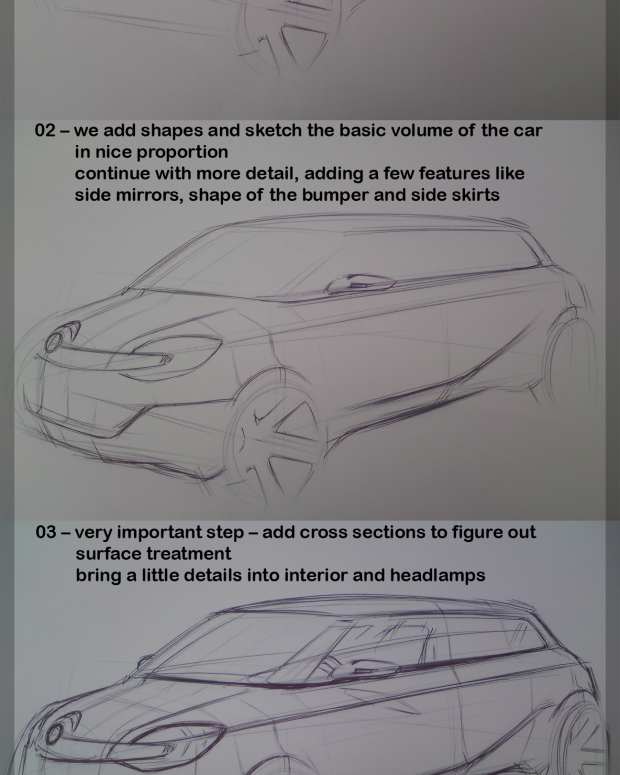 how to draw nice cars step by step