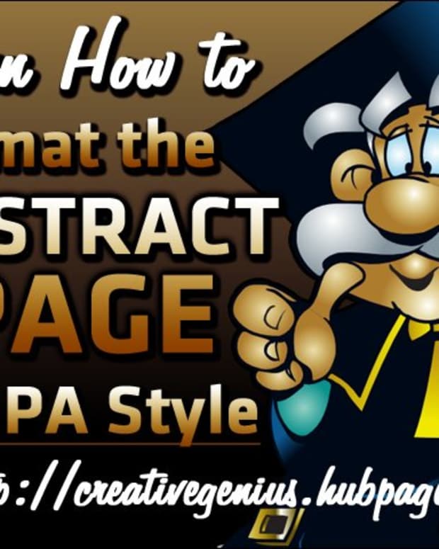 Essay Basics: Format a Paper in APA Style - Owlcation - Education