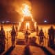 The Bizarre Burning Man Ritual That Mirrors Ancient Egyptian Burials ...