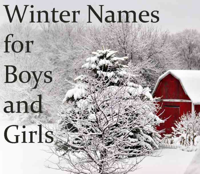 Winter Baby Names Inspired by Cold and Cooler Weather - HubPages