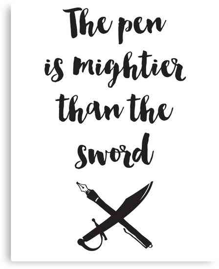 The Pen Is Mightier Than the Sword (or Gun): A Letter - HubPages