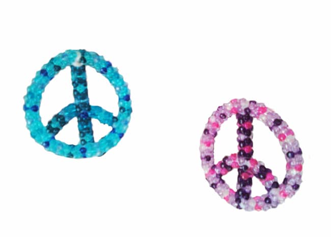 How to Make a Beaded Peace Sign Ornament - HubPages