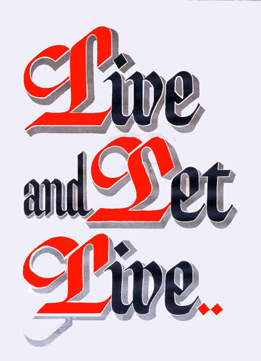 Live And Let Live LetterPile