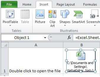 How to Embed a File as an Object in an Excel Worksheet - HubPages