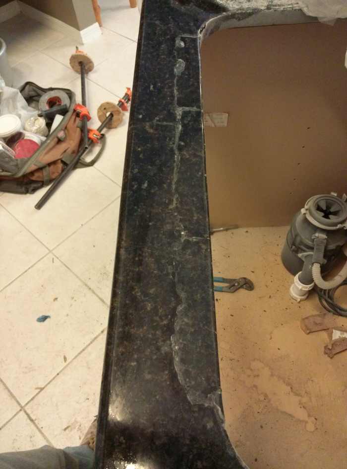Repairing a Rusted Reinforcement Rod in a Granite Countertop - HubPages