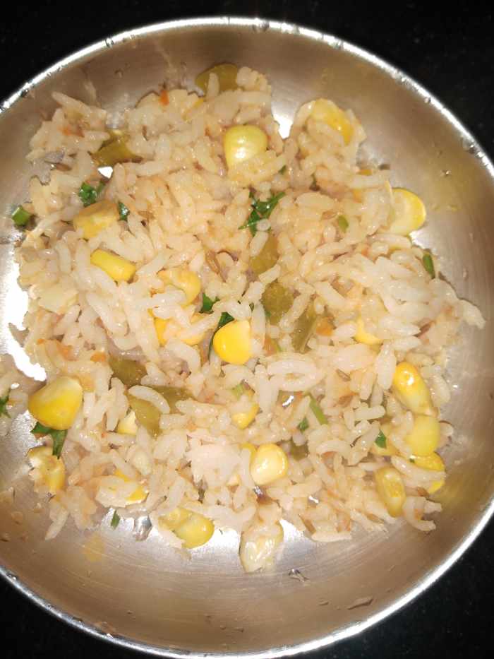 Quick and Easy Sweet Corn Rice Recipe - Delishably