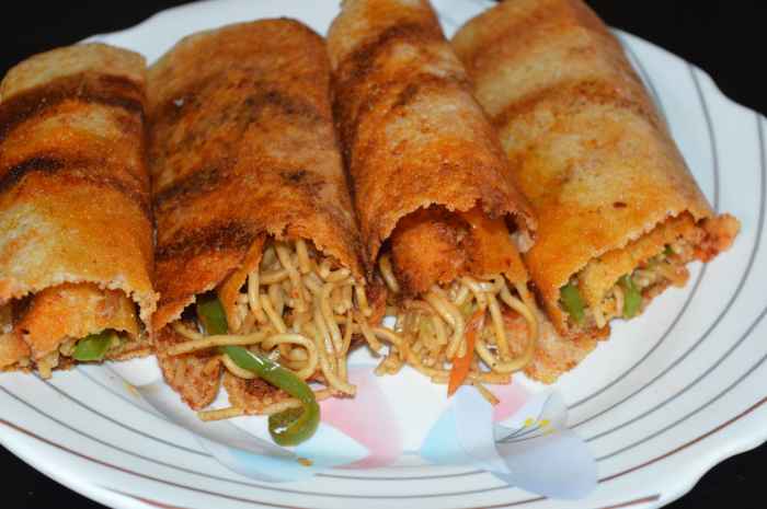 Schezwan Dosa (Spring Dosa) Recipe - Delishably