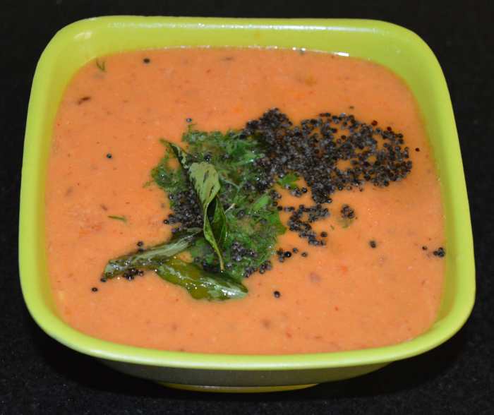 Indian Tomato Tambuli Recipe - Delishably