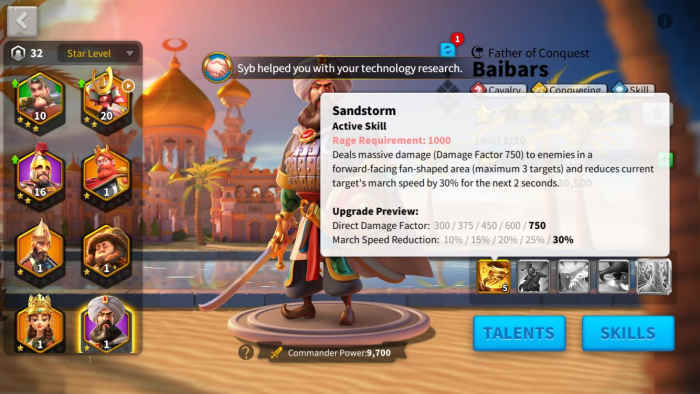 Ultimate Baibars Talent Tree Build Guide: "Rise of Kingdoms" - HubPages