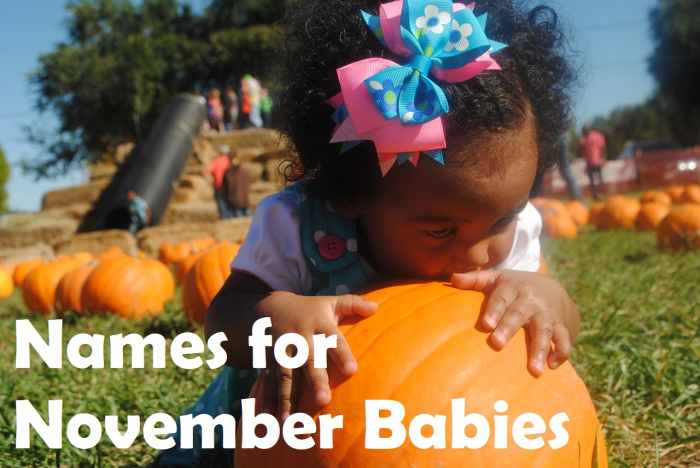 30 November Baby Name Ideas for Boys and Girls - HubPages