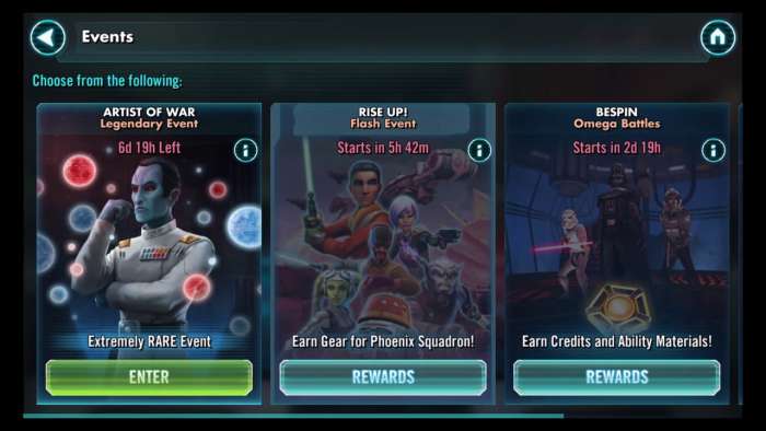 "Star Wars Galaxy of Heroes" (SWGOH) Artist of War Event Tips - HubPages