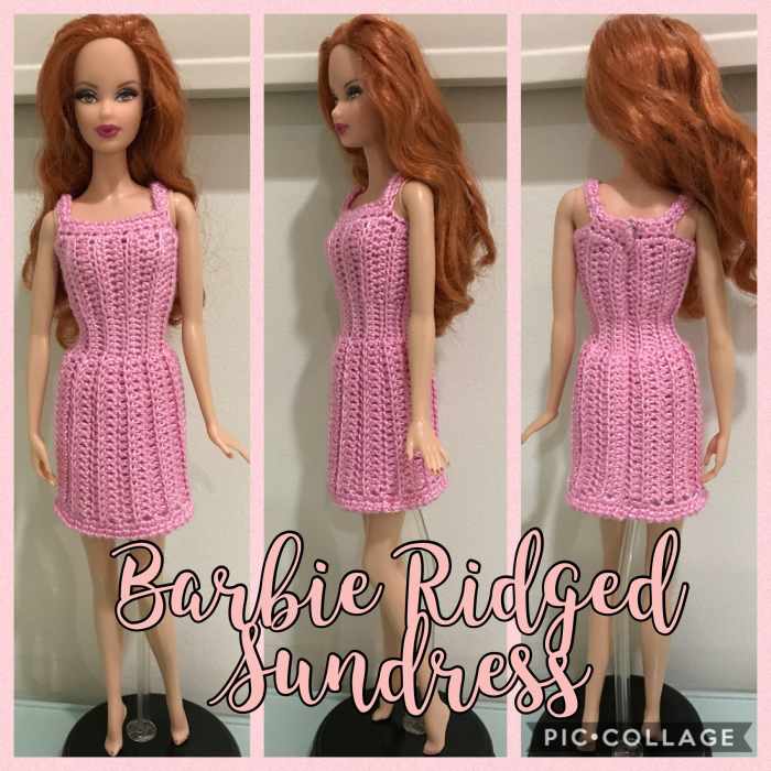 Make a Ridged Sundress for Barbie: Free Crochet Pattern - HubPages