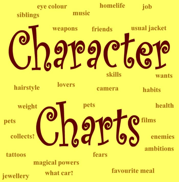 Character Charts: A Writer's Aid - HobbyLark