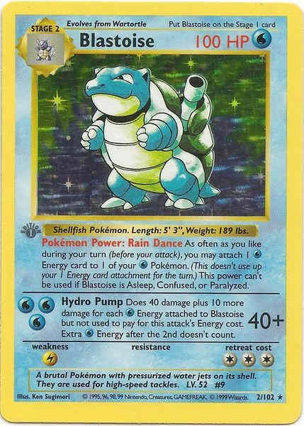 Top 6 Original Pokemon Cards (Base Set) - HubPages