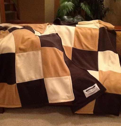 How to Make a Small Quilt Using Sweatshirts or Fleece - HubPages