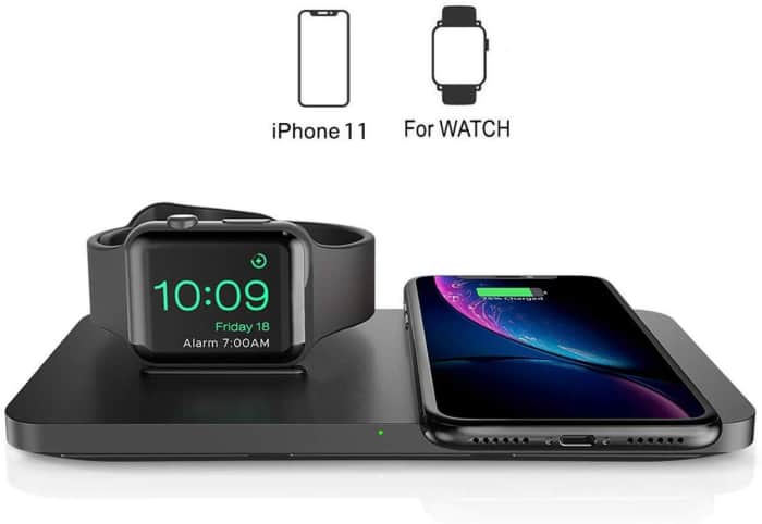 Review of Seneo 2-in-1 Wireless Charger for Apple Watch & iPhone 11 ...