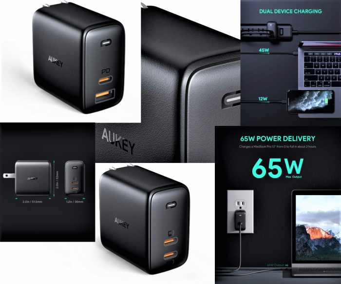 Aukey 65W USB-C Fast Chargers Review: Powering Up in Record Time - HubPages