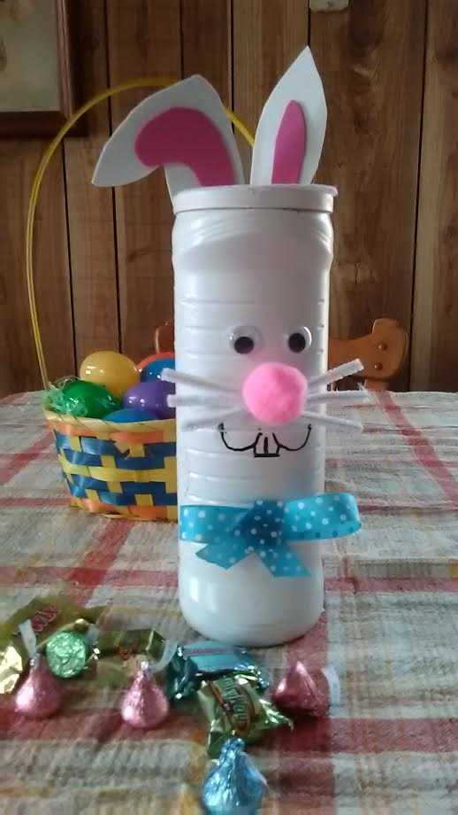 How to Make a DIY Easter Bunny Candy Holder - HubPages