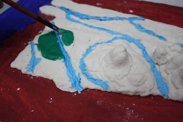 How to Make a Salt Dough Map - WeHaveKids