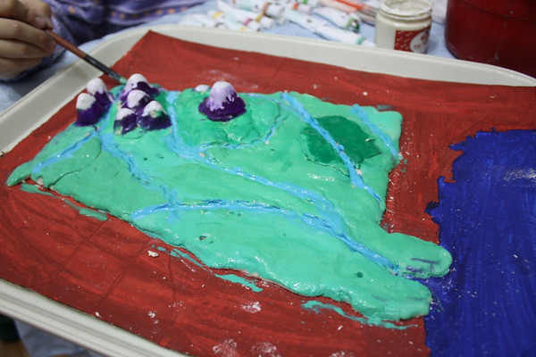 How to Make a Salt Dough Map - WeHaveKids