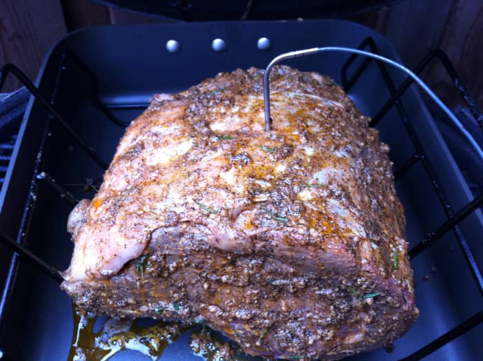 Killer Barbecued Prime Rib Roast On The Kamado Grill Delishably
