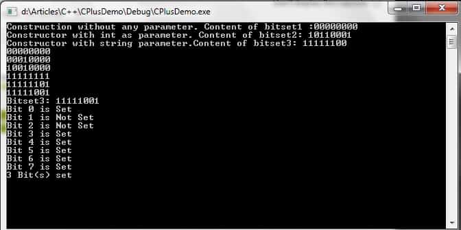 C++ Bitset With Example - Owlcation