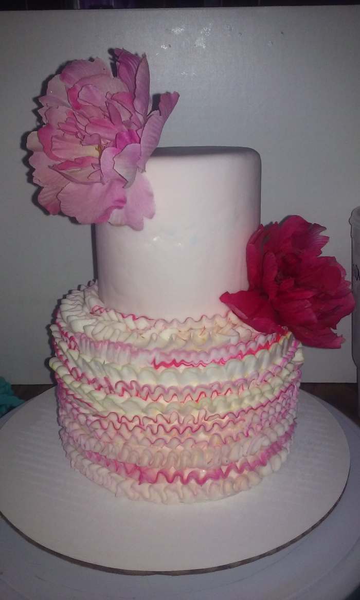 Covering Your Cake Board With Scrapbook Paper - Delishably