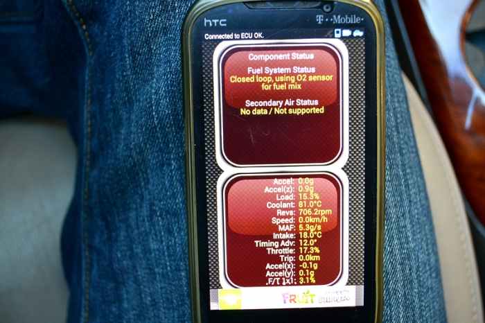 Review of the ELM327 Bluetooth OBD-II Reader and the Torque Android App ...