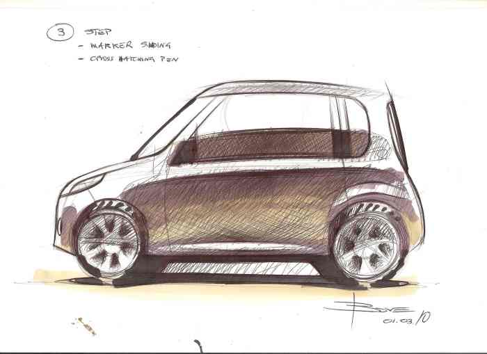 How to Draw a Simple Side View Car Sketch: Basic Steps - HubPages