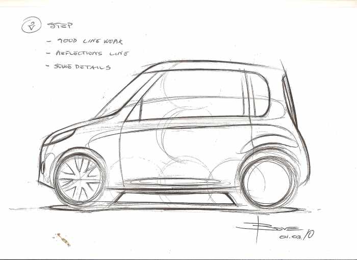 How to Draw a Simple Side View Car Sketch: Basic Steps - HubPages