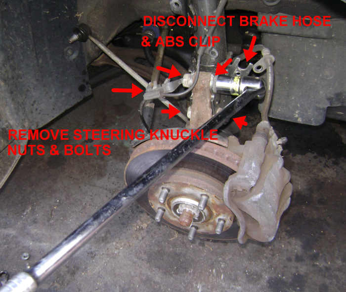 '97–'01 Toyota Camry Front-End Noise: Strut & Strut Mount Replacement ...