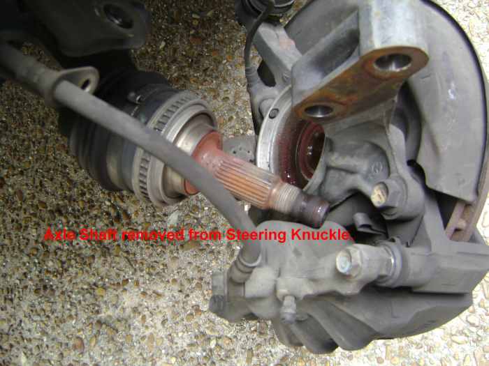 Replacing the CV Axle Shaft and Output Shaft Seal, or Replacing a CV Boot, on a Toyota Camry ...