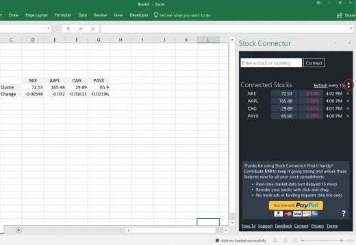 How to Link Stock Quotes to an Excel File - HubPages