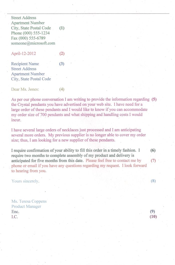 How To Format And Write A Professional Business Letter ToughNickel
