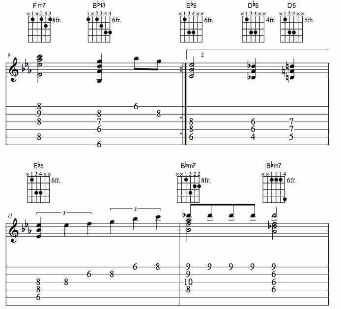 Jazz Guitar Lessons • Misty • Chord-Melody Arrangement • Modal ...