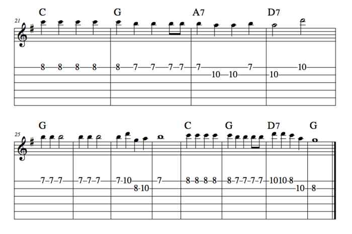 "Jingle Bells" Chords, Tab, Strumming Pattern, Melody & More (Easy ...