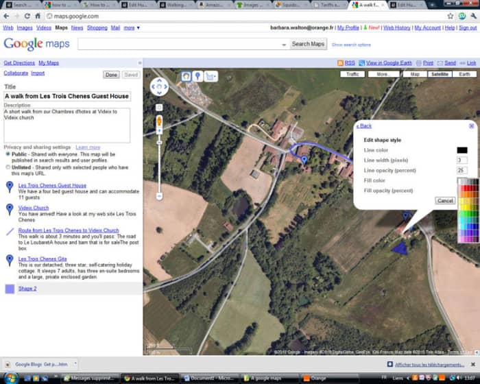 How To Mark A Route On Google Maps And Save Personalized Maps HubPages